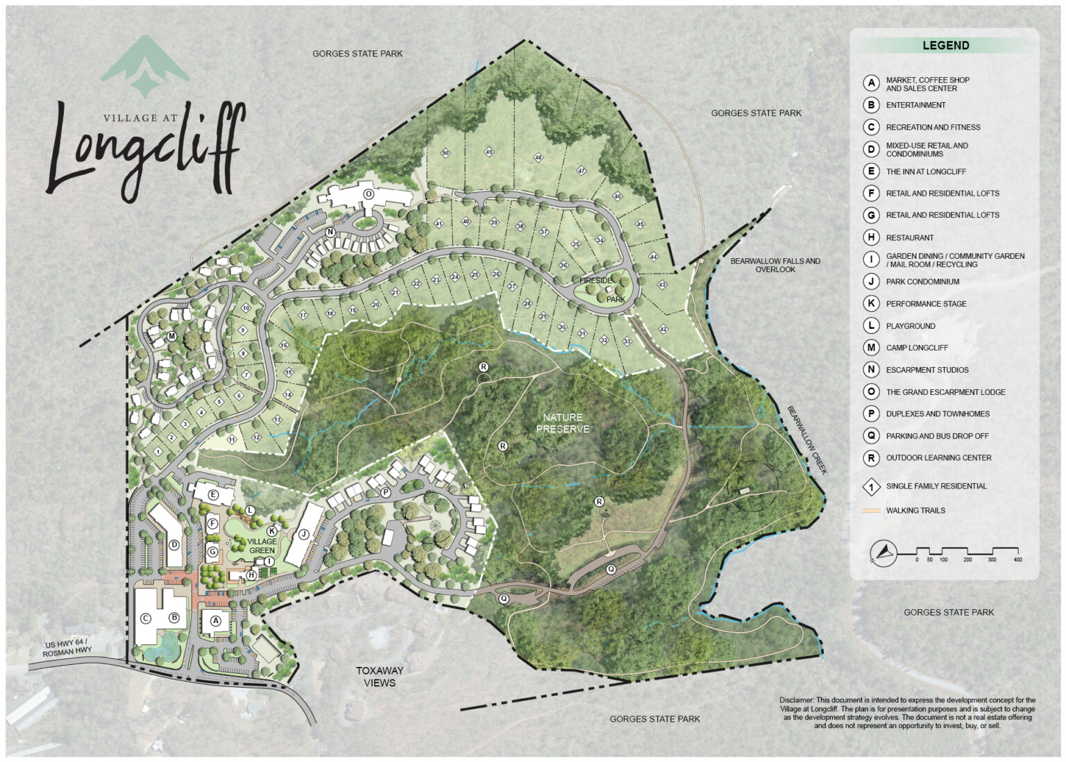 About The Village At Longcliff: Amenities and Nature Preserve
